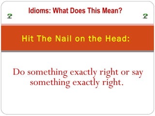 Art class idioms | PPT