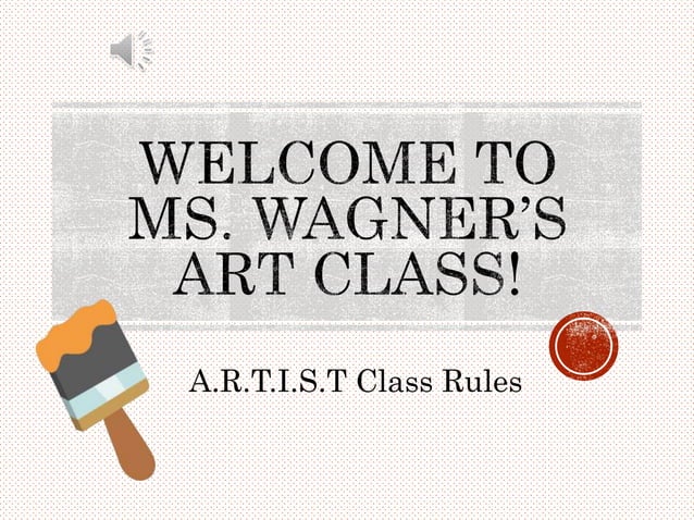 Art Class Rules | PPTX
