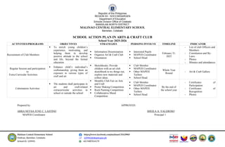 MALINAO CES ART & CRAFT CLUB SY2-25-2026 | PPT