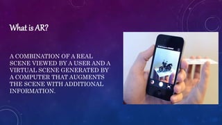 Augmented reality power point presentation/technical seminar | PPTX