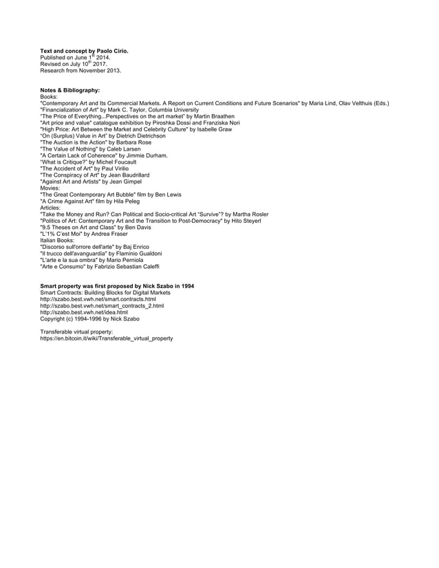 Art Commodities | PDF