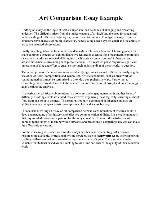 Art Comparison Essay Example.pdf