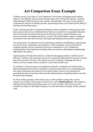 Art Comparison Essay Example.pdf