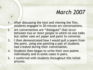 Art conversation | PPT