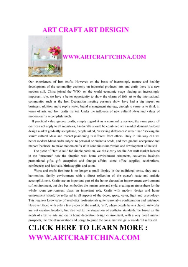 Art craft art design | PDF