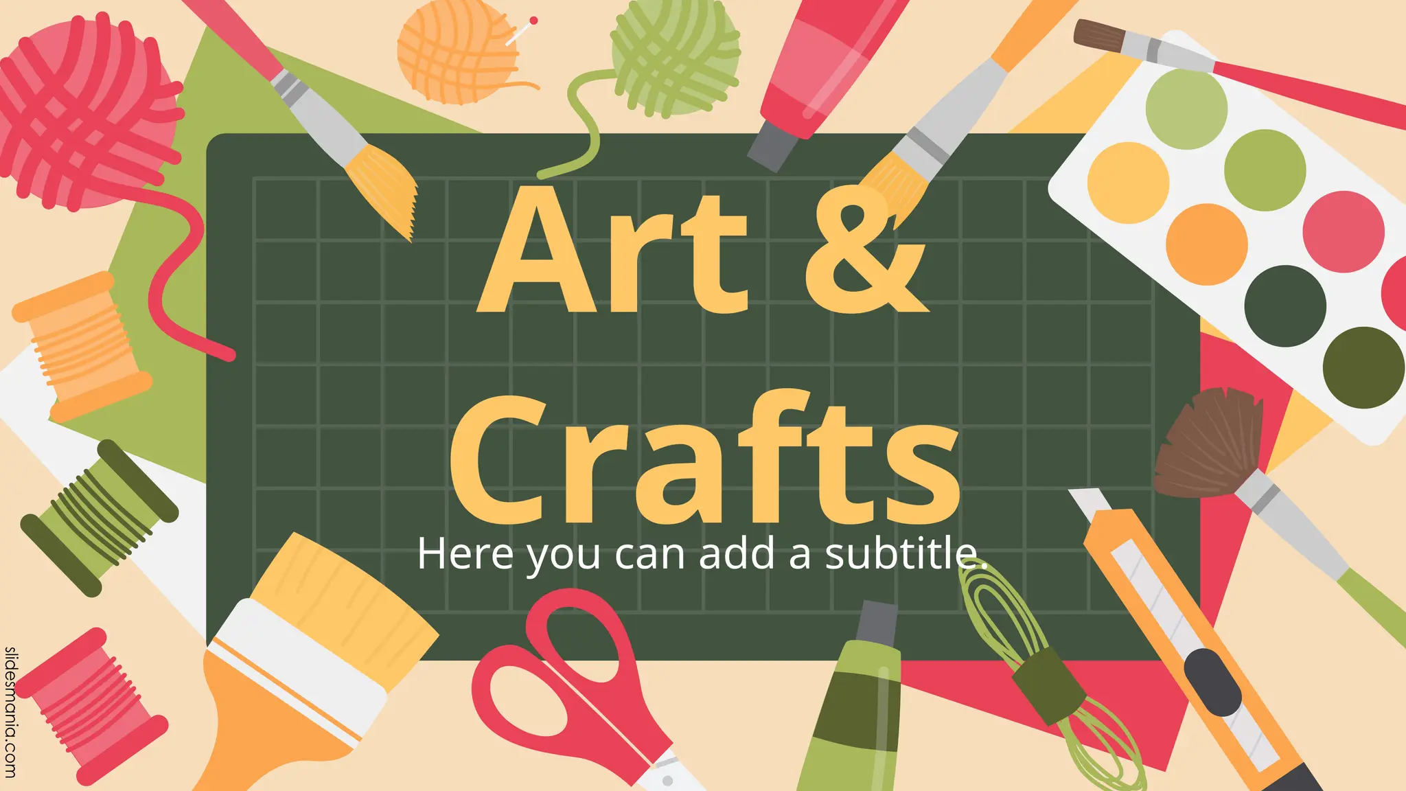 Art & Crafts · SlidesMania.powerpoint... | PPTX