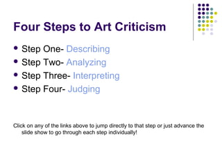 Art criticism | PPT