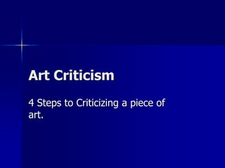 Art Criticism.ppt
