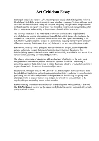 Art Criticism Essay.pdf