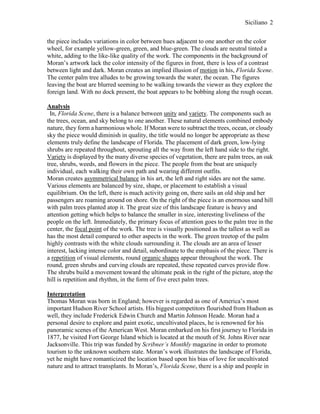 Art Criticism student example | DOCX