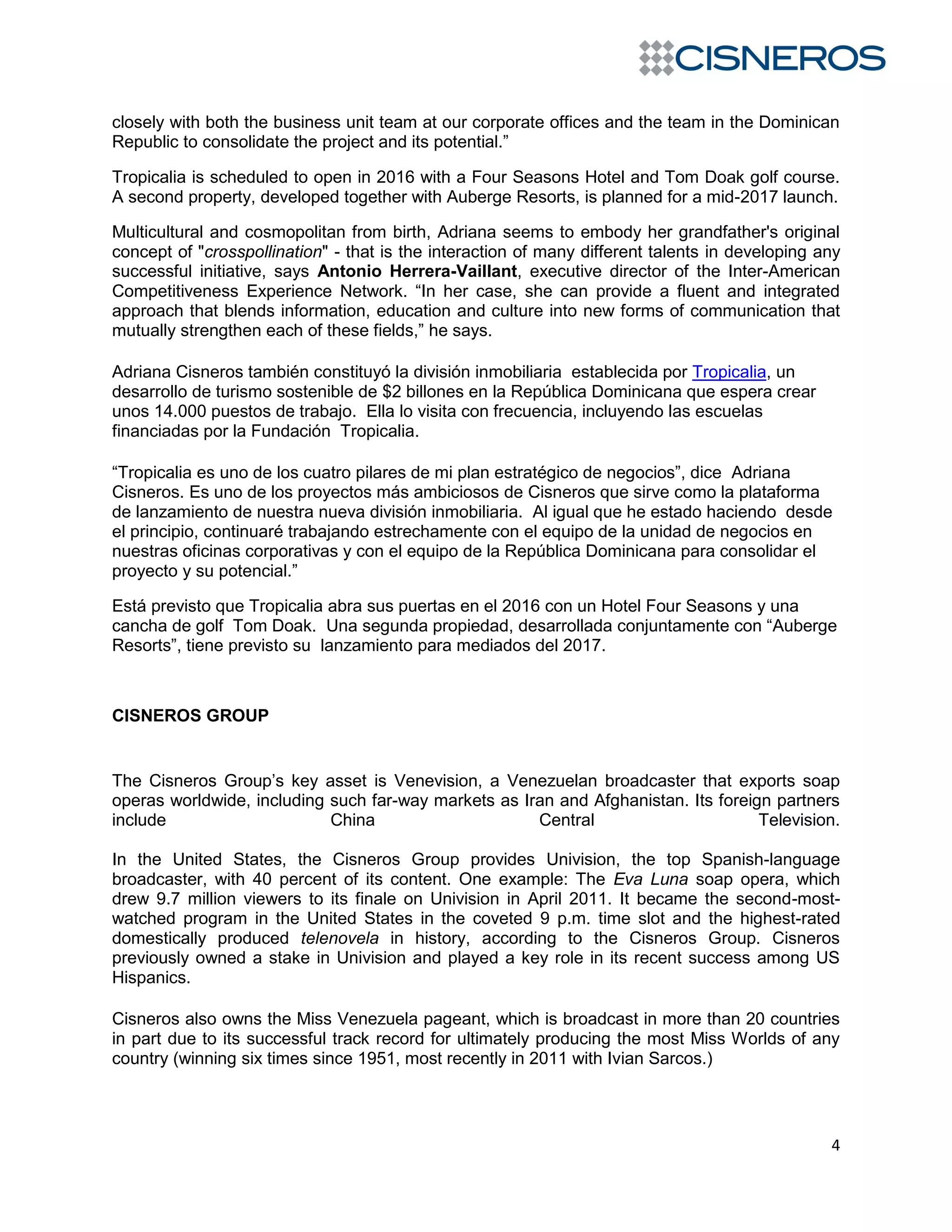 Cisneros: A change of Guard | PDF