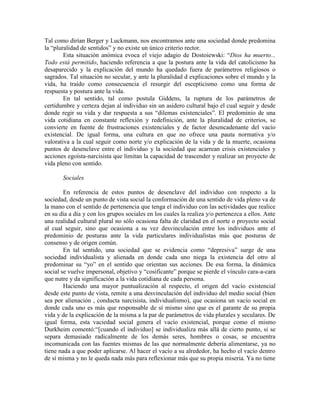 Vacío Existencial - Estudiantes | PDF