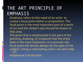 ART Day 2 Week 1 Q 1 The Principles of Art.ppt