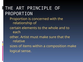 ART Day 2 Week 1 Q 1 The Principles of Art.ppt