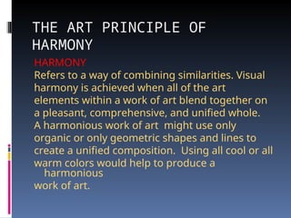 ART Day 2 Week 1 Q 1 The Principles of Art.ppt
