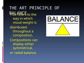 ART Day 2 Week 1 Q 1 The Principles of Art.ppt