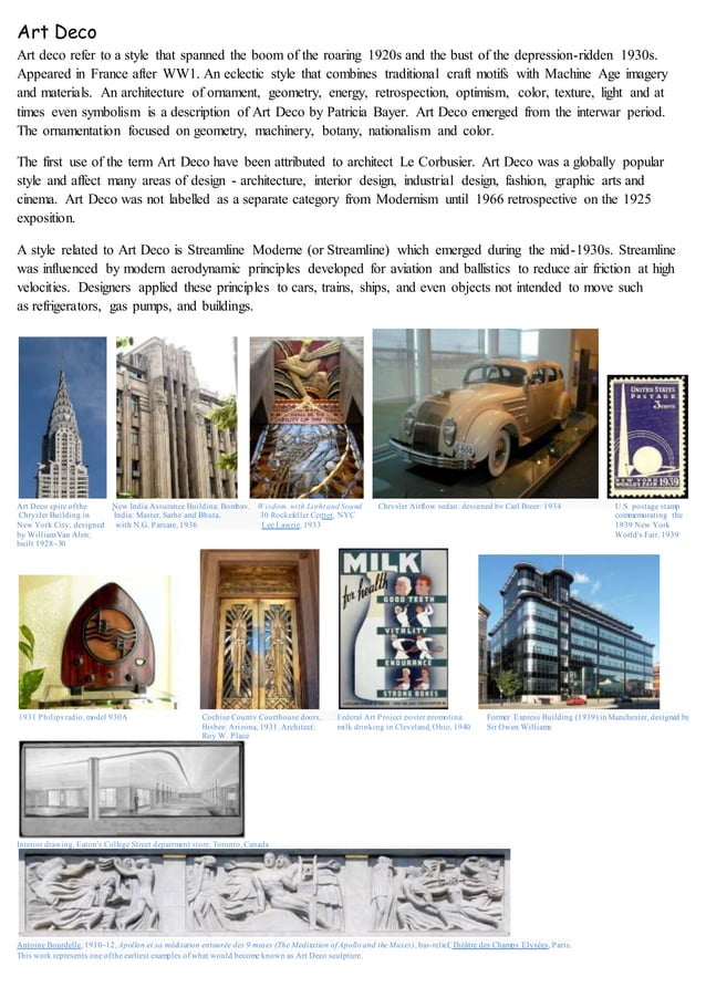 Art deco | DOCX