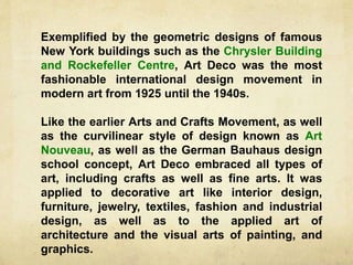THEORY: Art Deco | PPTX