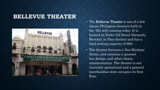 Art Deco Theaters in Manila | PPTX