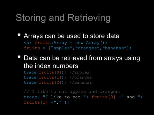 Artdm170 Week10 Arrays Math | PPT