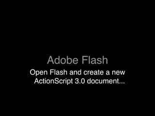 ARTDM 170, Week 5: Intro To Flash | PPT