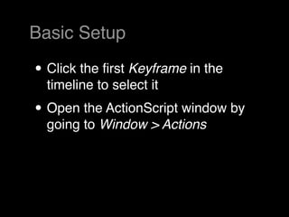 ARTDM 170, Week 5: Intro To Flash | PPT