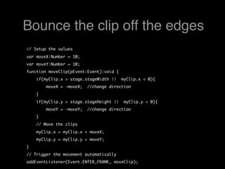 Artdm170 Week6 Scripting Motion | PPT