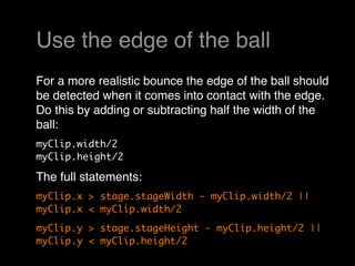 Artdm170 Week6 Scripting Motion | PPT