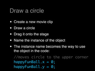 Artdm170 Week6 Scripting Motion | PPT