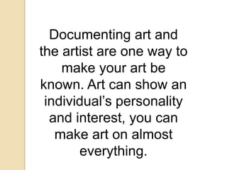Art Documentary | PPTX