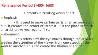 ART DURING THE RENAISSANCE AND BAROQUE PERIODS.pptx