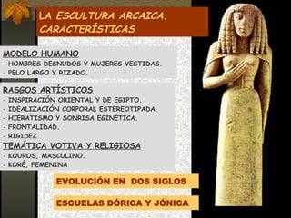 Arte Griego III. Escultura Arcaica y Transición | PPT