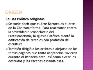 Arte barroco | PPTX