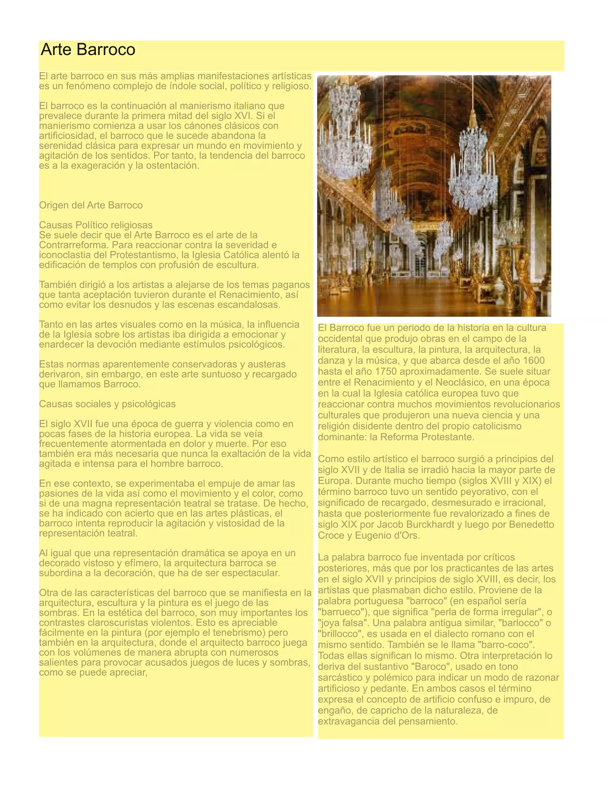 Arte barroco revista | PDF