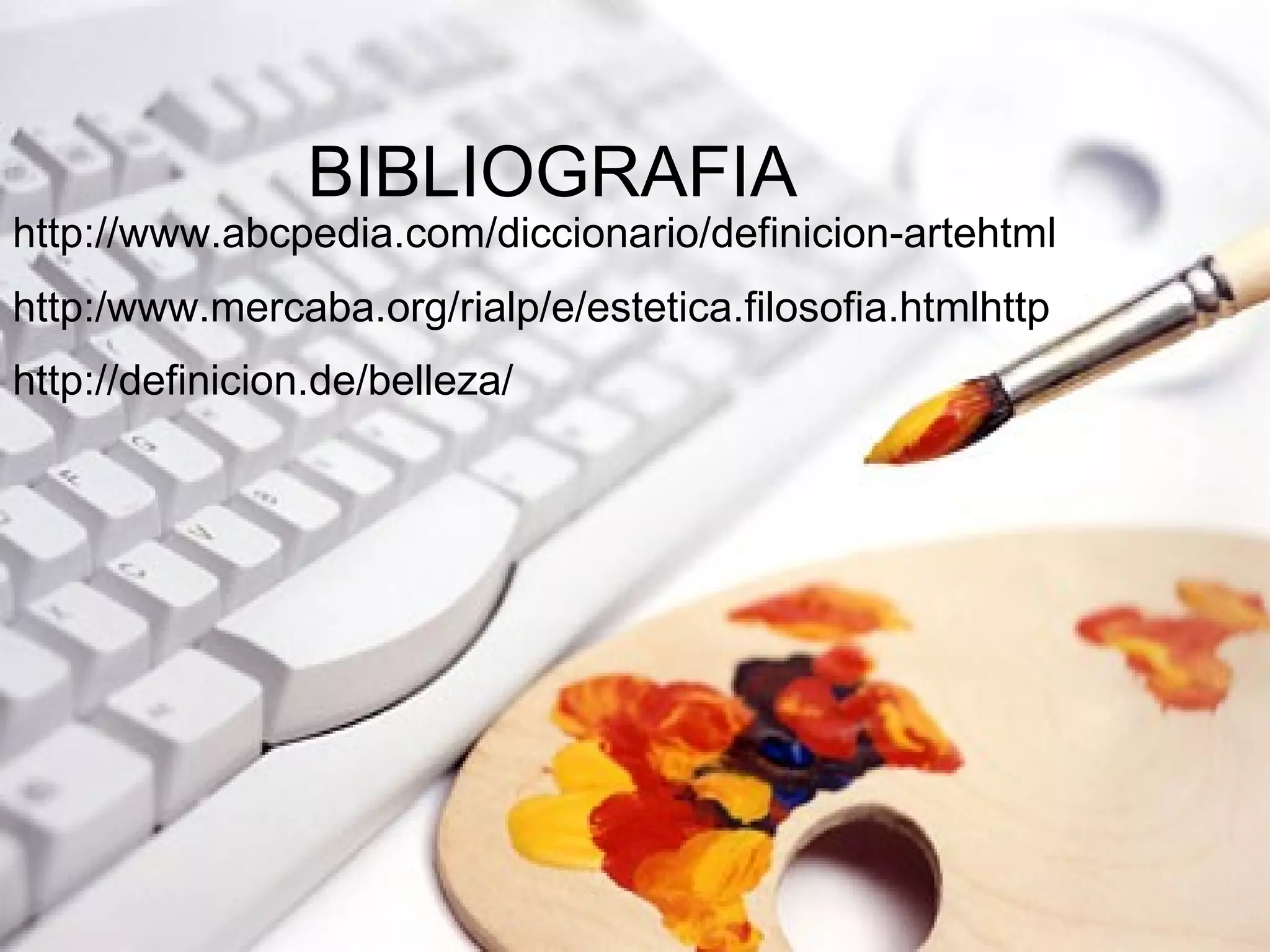 Arte,belleza y estetica | PPT