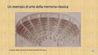 Arte della memoria per bruno | PPTX
