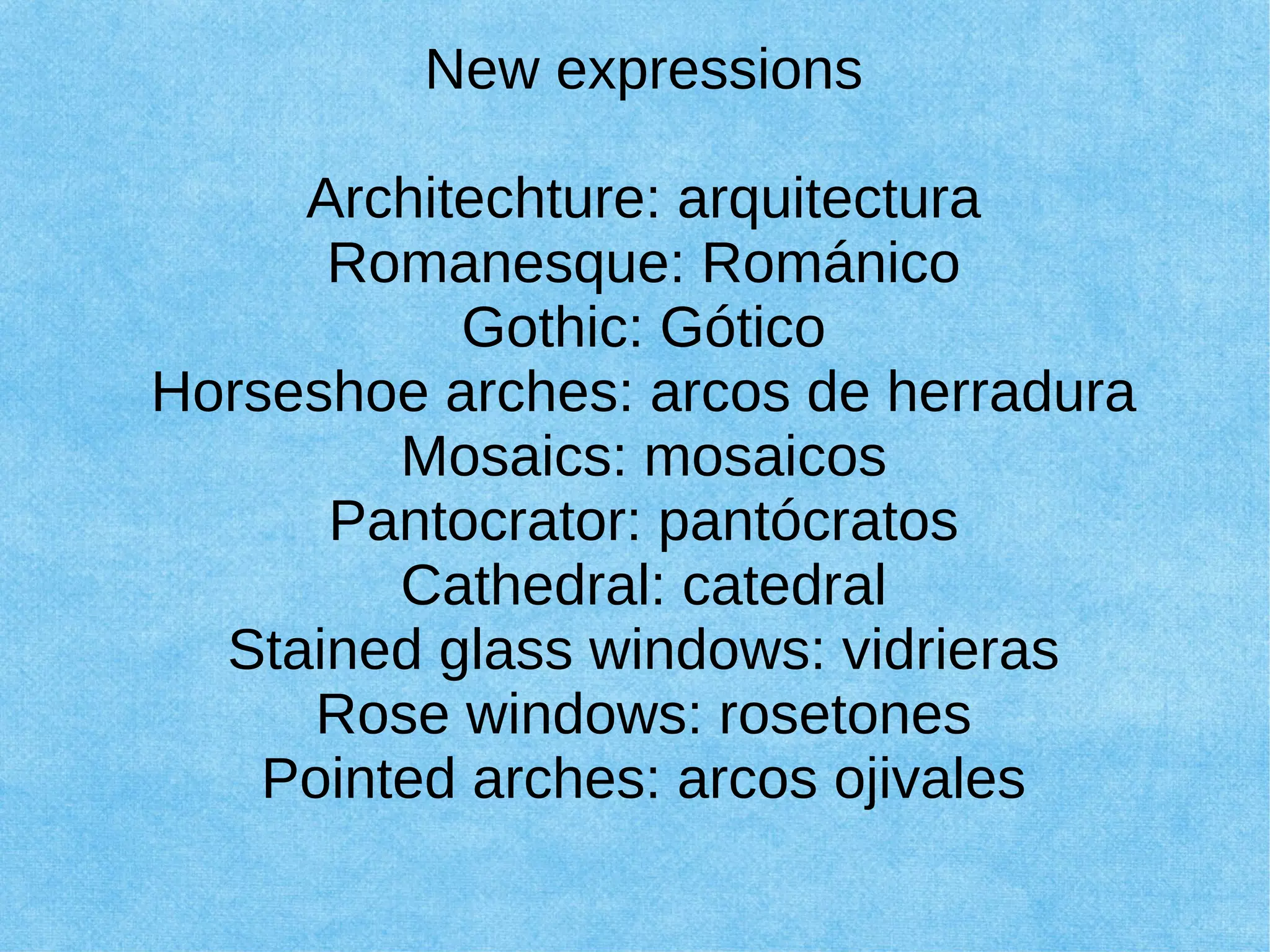 Architechtural styles in Iberian Peninsual during Middle Ages | PPT