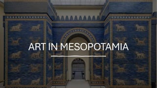 ART MASTERPIECES OF ANCIENT MESOPOTAMIA. | PDF