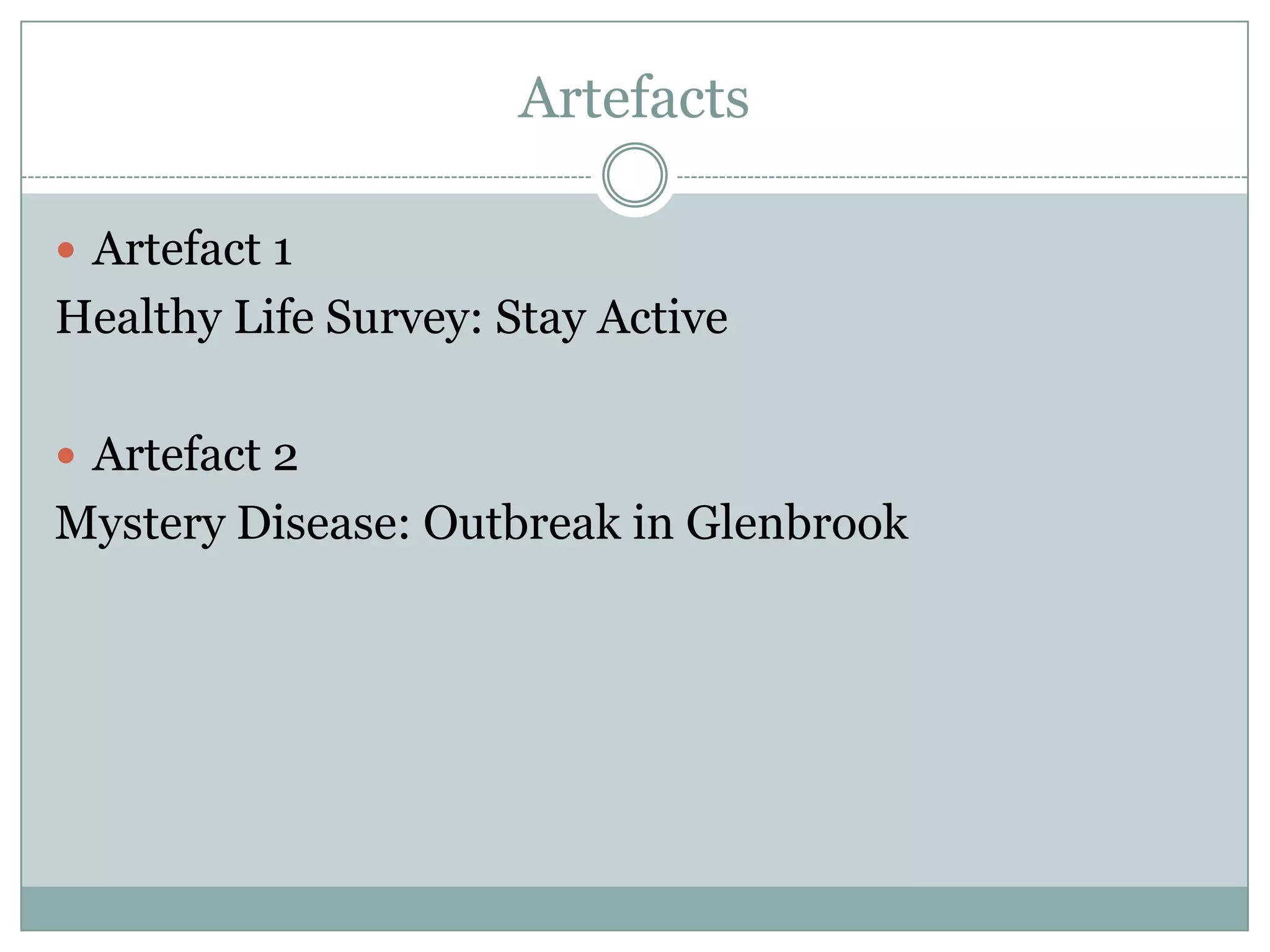 Artefact powerpoint | PPTX