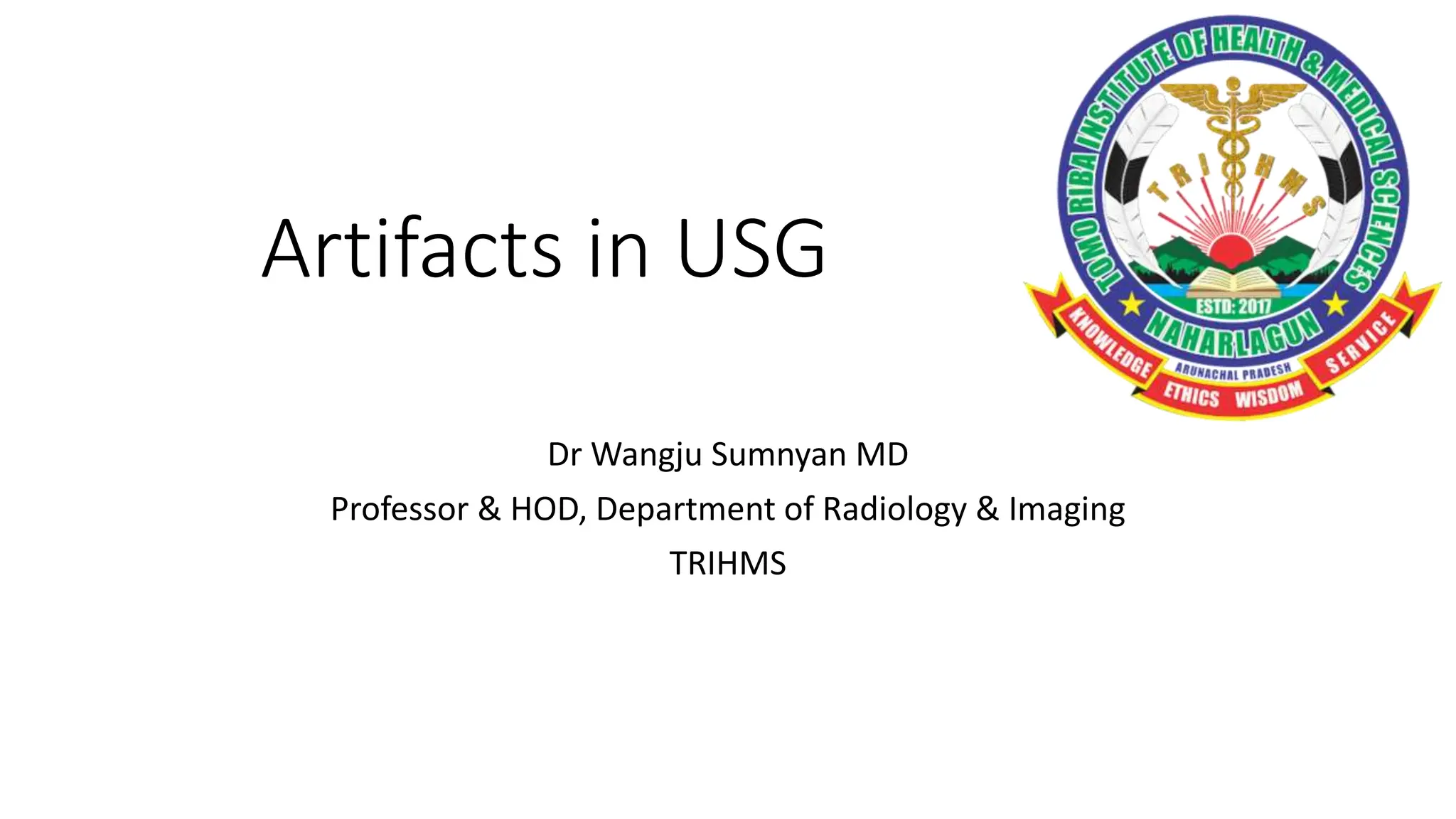 artefacts in ultrasound imaging: physics .pptx