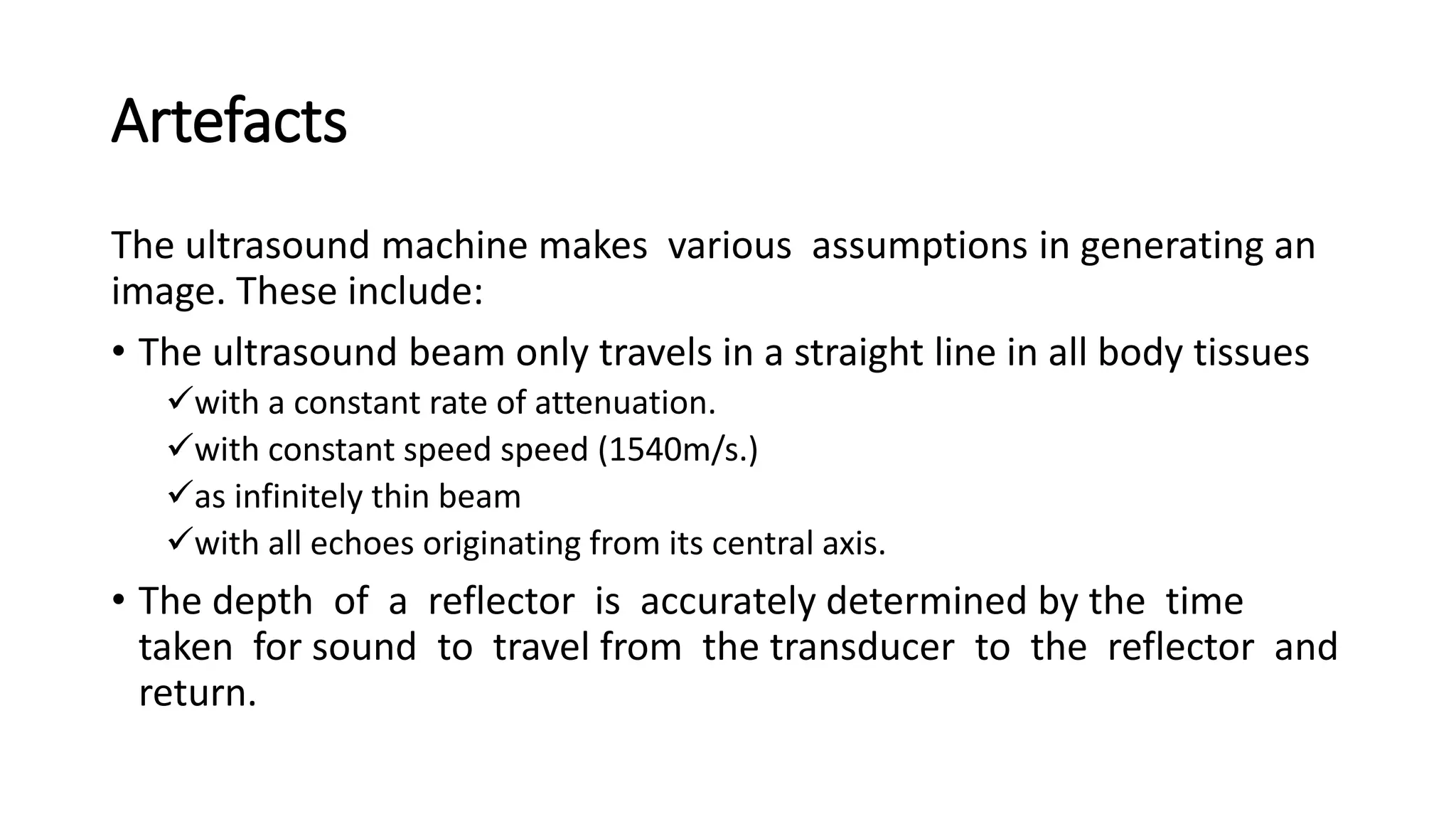artefacts in ultrasound imaging: physics .pptx