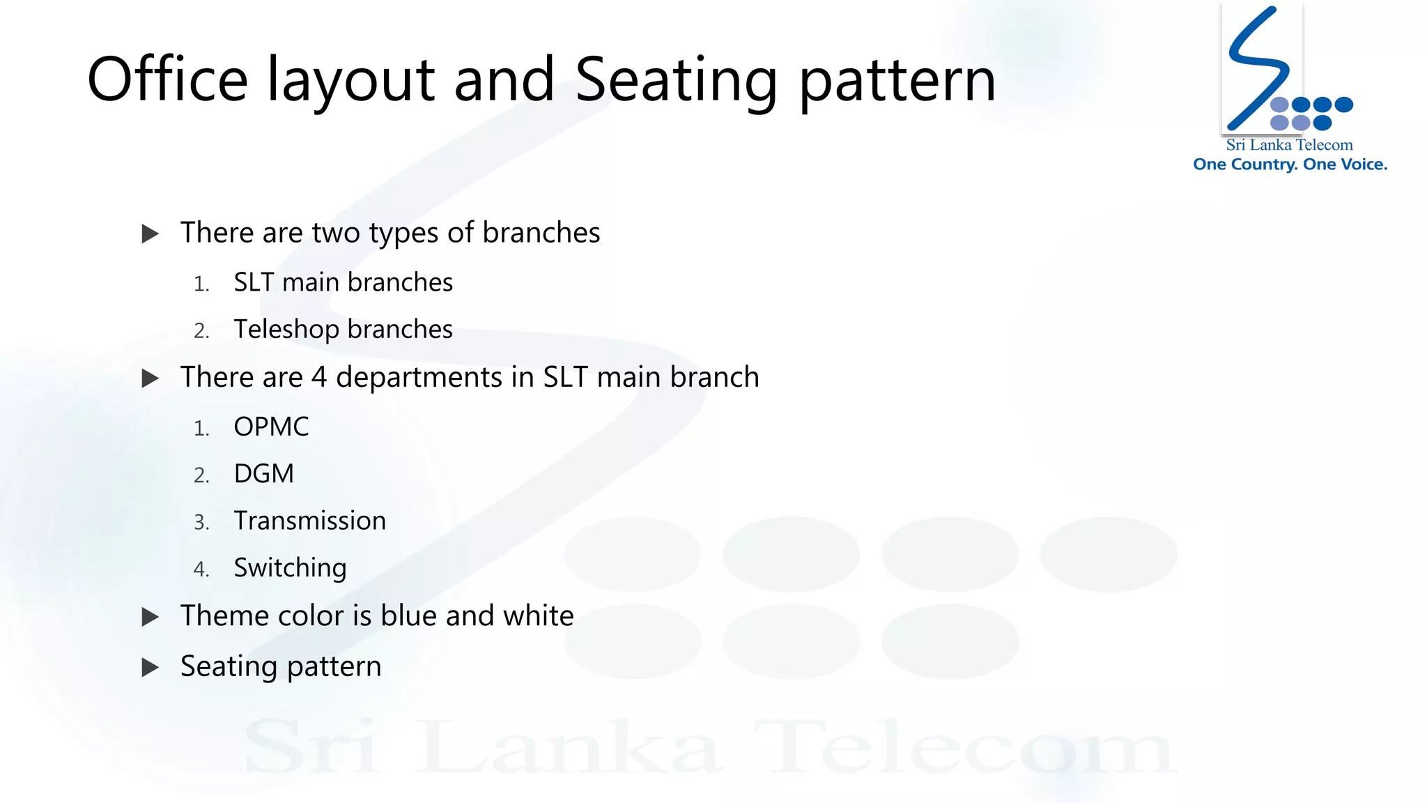 Artefacts of SLT | PPTX | Telecommunications Industry | Industries