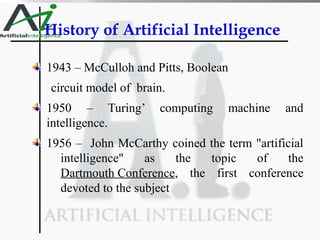 artificial intelligence | PPT