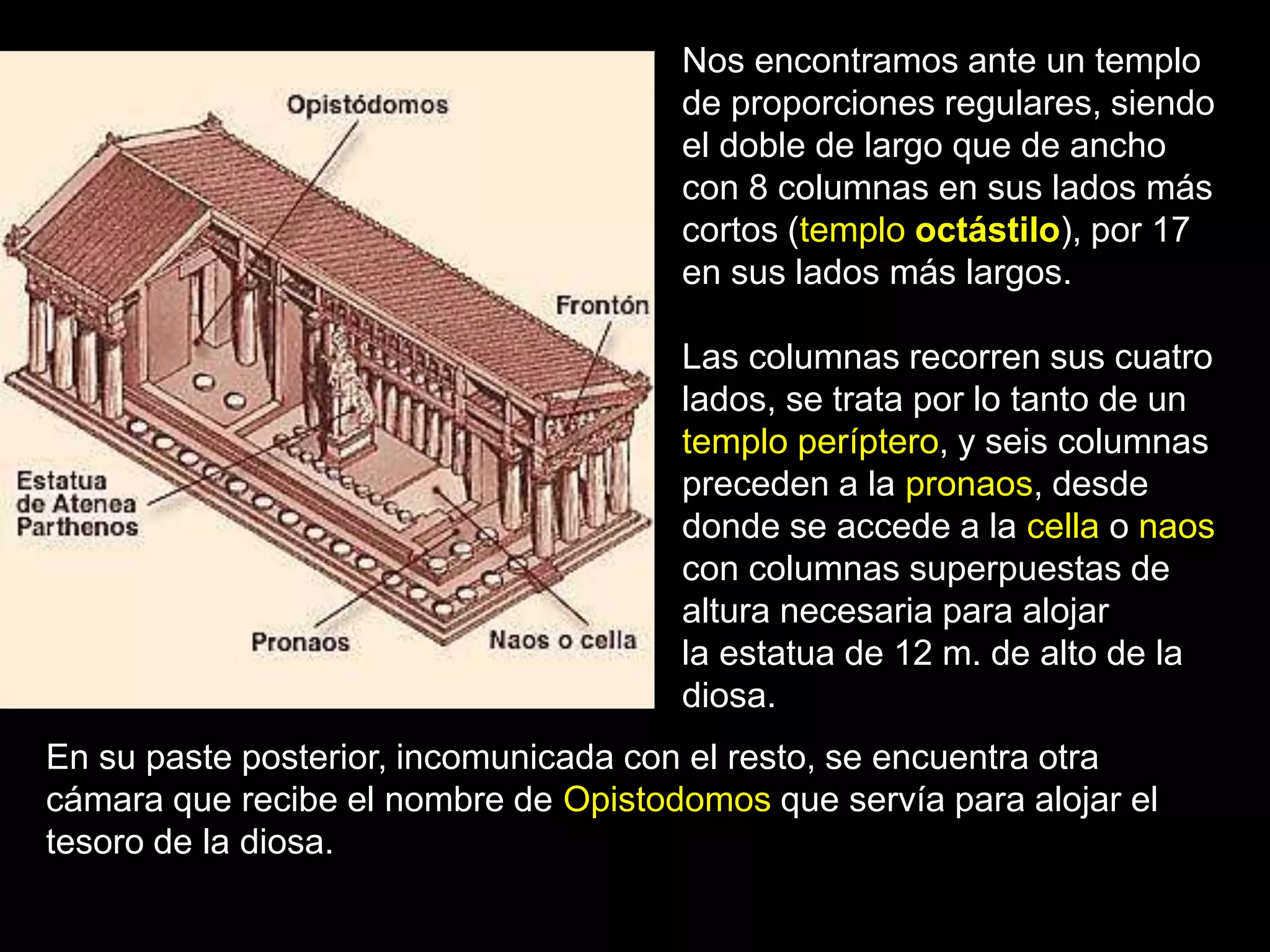 RESUMEN FUNDAMENTOS ARTE (I) Arte griego, arquitectura, el templo | PPT