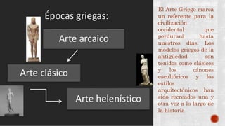 Arte griego en sus epocas fundamentales 2 | PPTX
