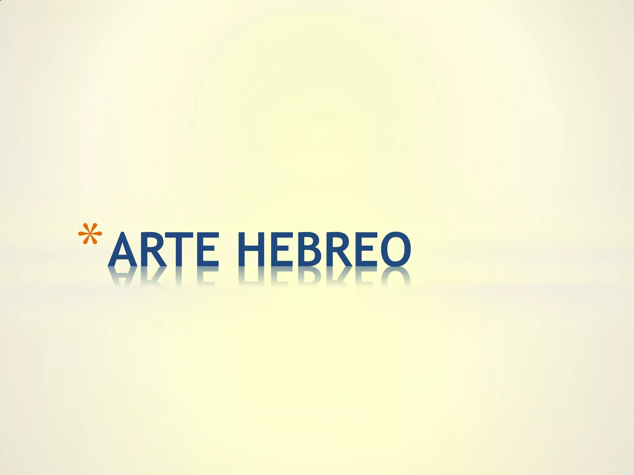Arte hebreo | PPT
