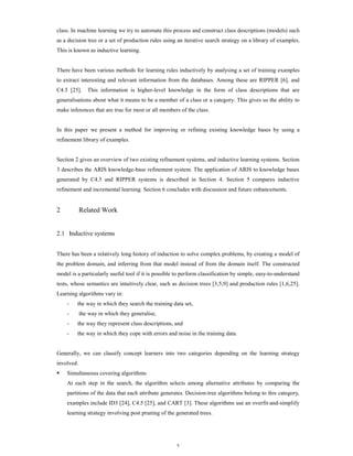 rule refinement in inductive knowledge based systems | PDF