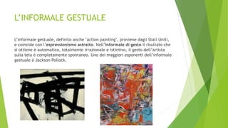 Arte informale americana | PPT