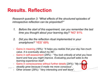 Fostering reflective practice with mobile technologies | PPT