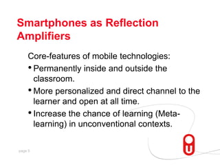 Fostering reflective practice with mobile technologies | PPT